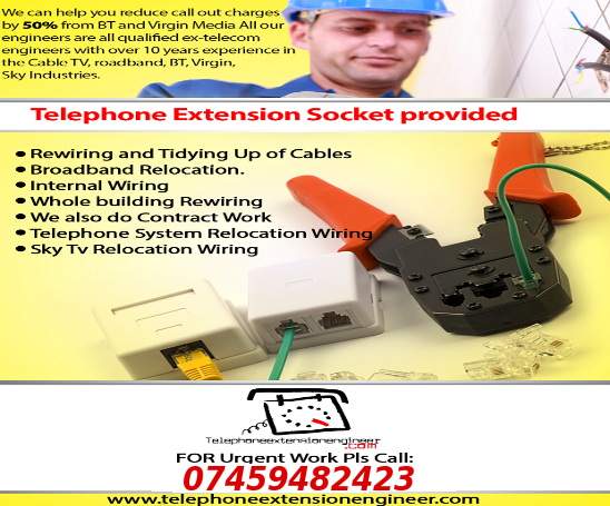 TELEPHONE ENGINEER - EAST LONDON - TELEPHONE LINE - EXTENSION REPAIR ...